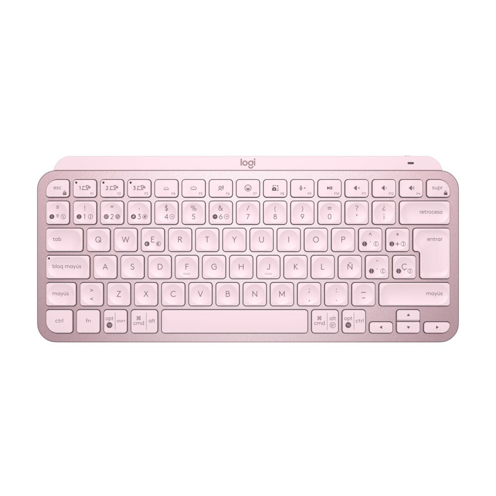 Teclado Logitech Mx Keys Mini Rose — IBEAM STORE